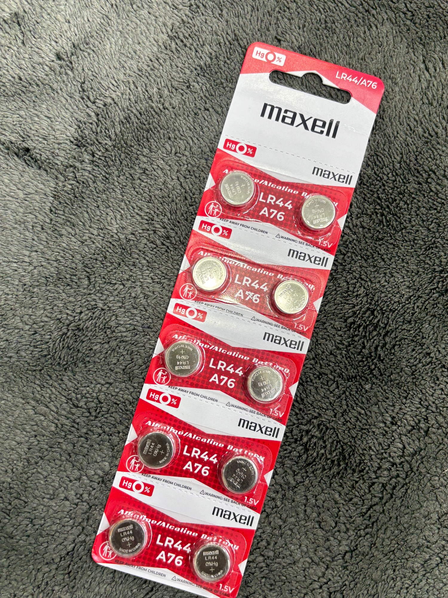 10 PEC LR44 Alkaline Battery A76 1.5V Maxell | Daraz.lk