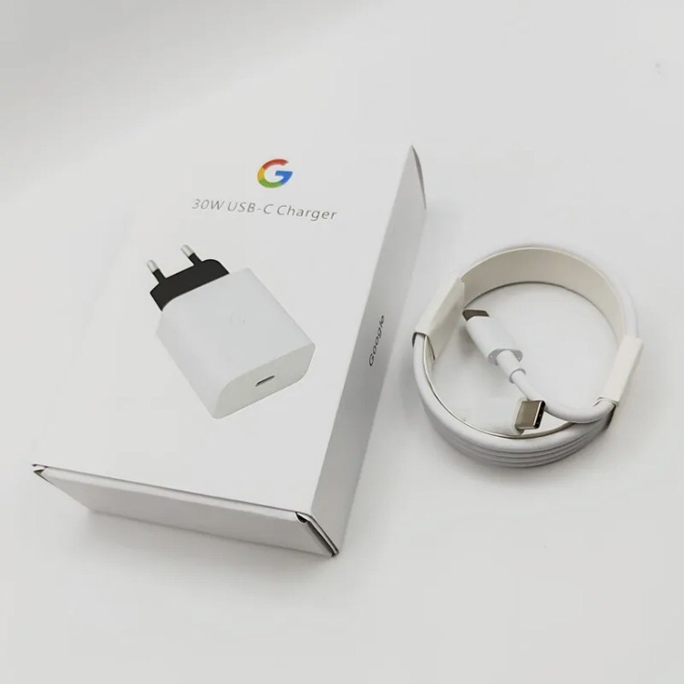 Google pixel 30W Fast Charger EU Quick Charge Travel Adapter Usb C To Type C Cable For Google ...