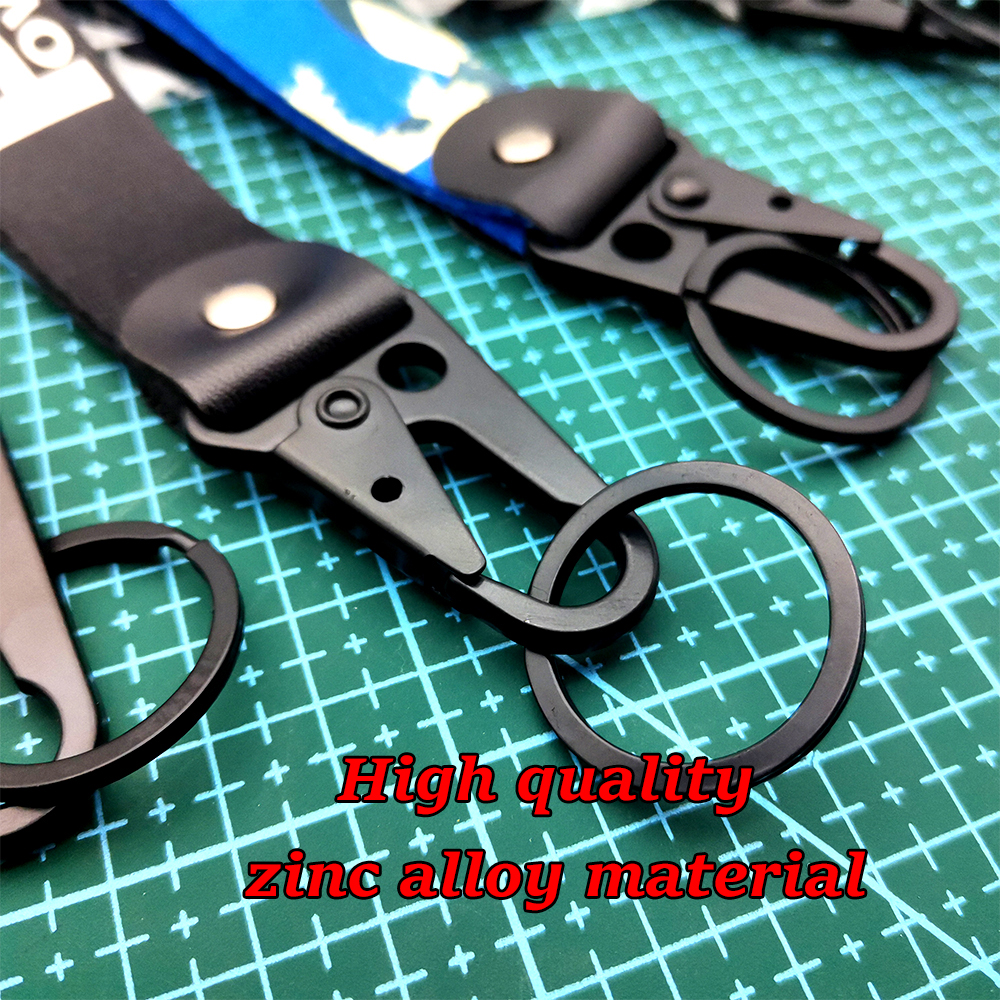 JDM Car Keychain Key Tag Personality Spring Clip Lanyard Racing ...