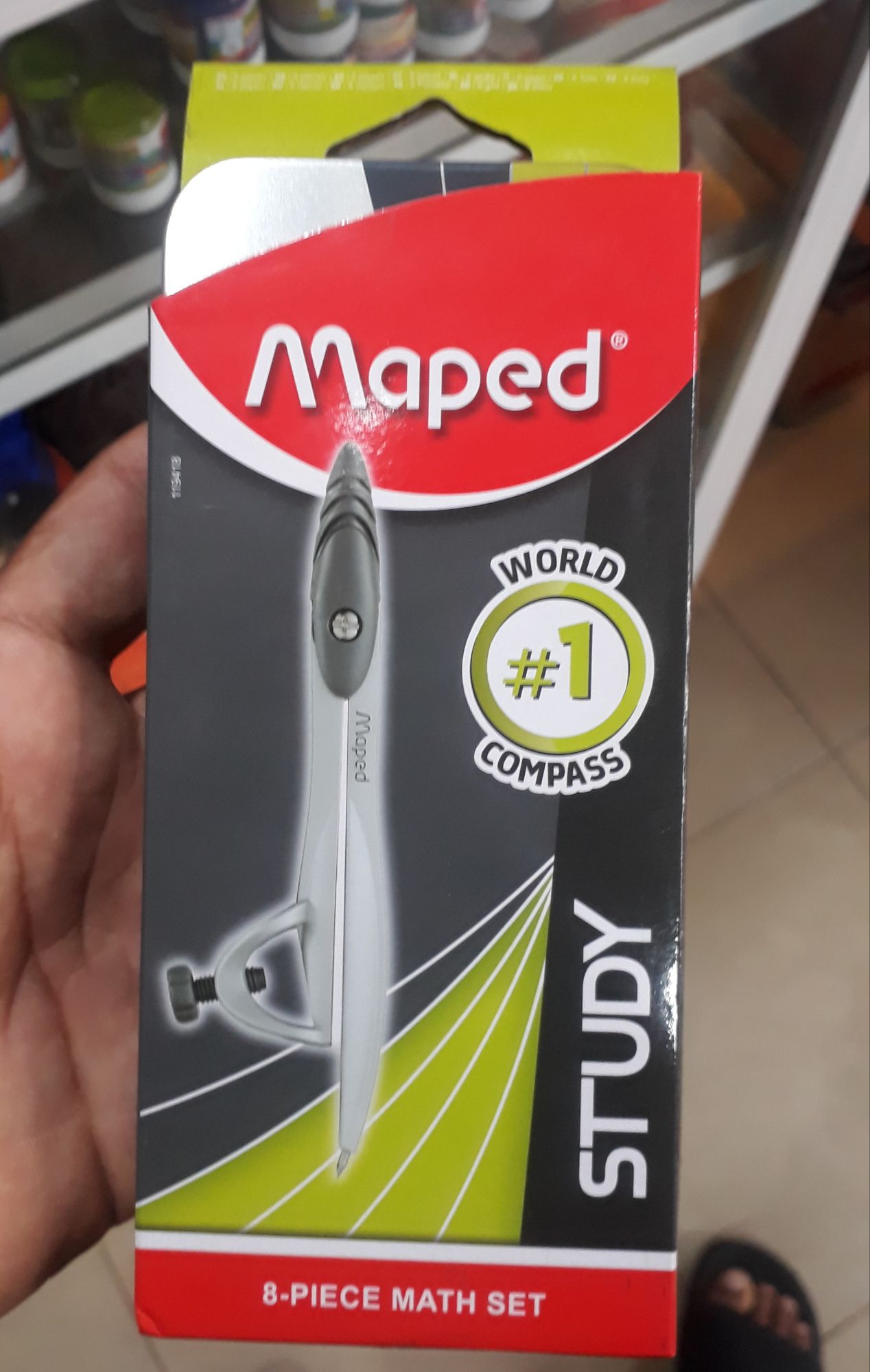 maped Study Metal Essentials 8 Piece Math Set Geometry Kit | Daraz.lk