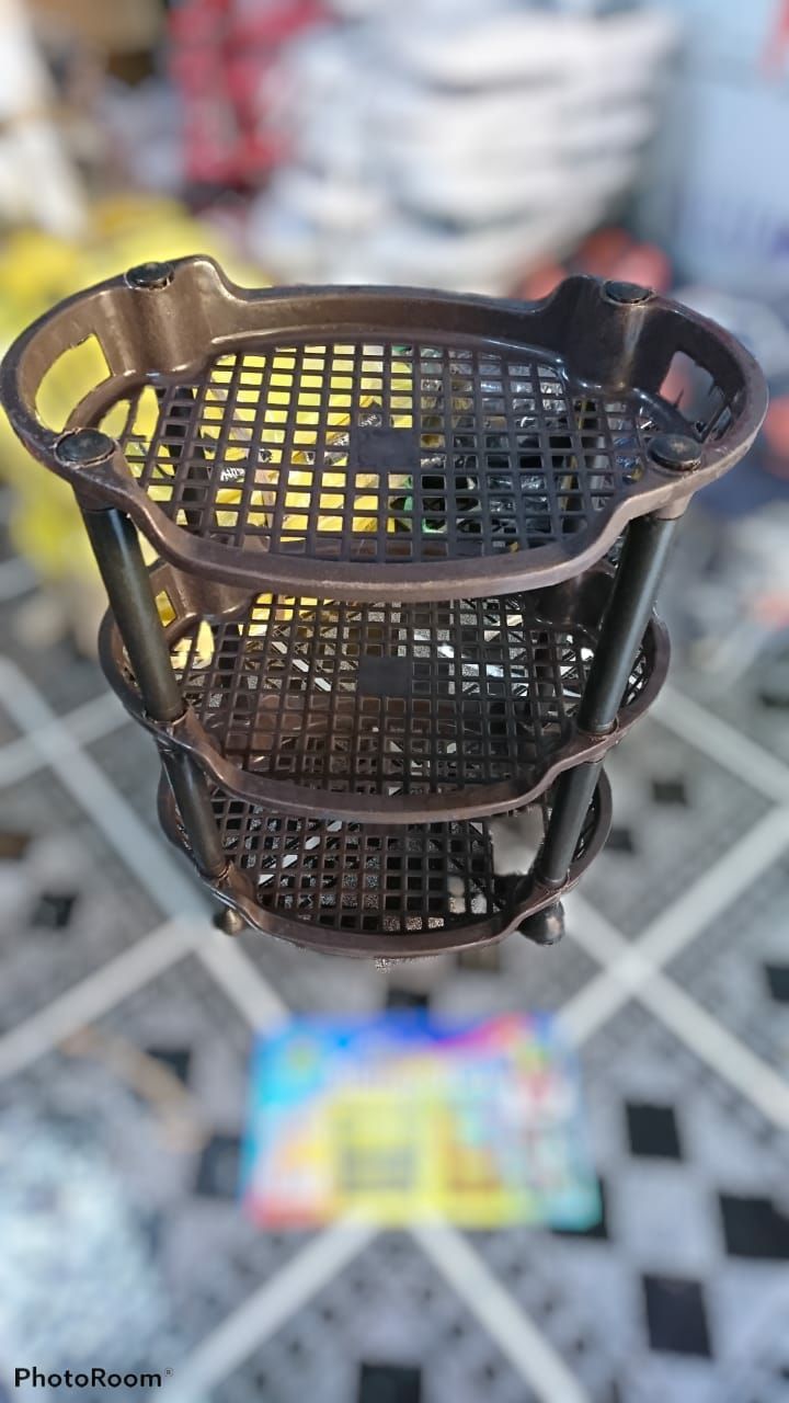 3 Layer Plastic Storage Rack or Onion Rack or Storage Rack or Small ...