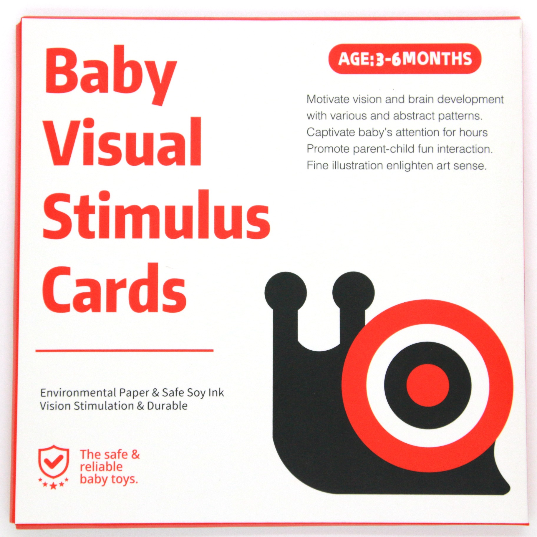 VISUAL CARDS Baby Early Education Training Card Baby Visual Stimulation ...