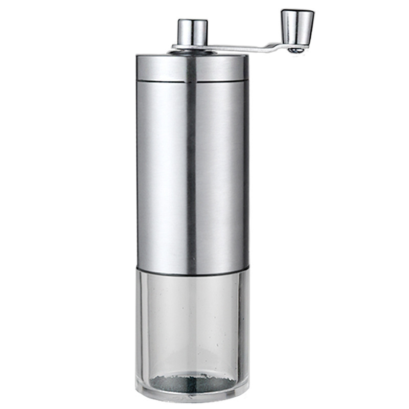 Portable Wood Grain Coffee Bean Grinder Stainless Steel Crank Manual ...