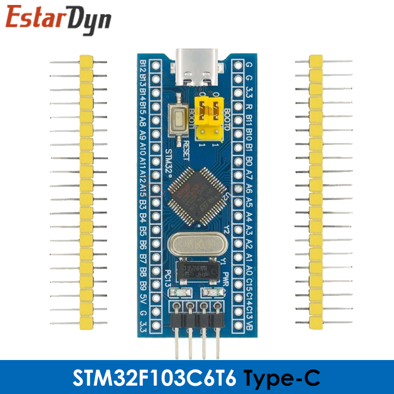 Estardyn STM32F103C8T6 TYPE-C/MICRO STM32F103C6T6 ARM STM32 Minimum System Development Board ...