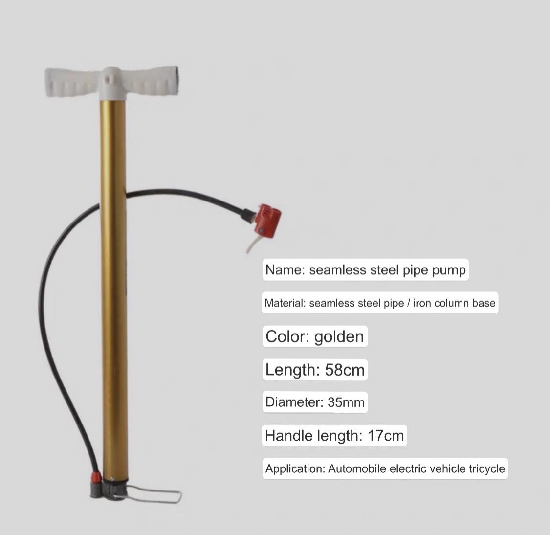 Bicycle Pump Bicycle Air Pump Steel Cycle Foot Pumps Cycling Pompa ...