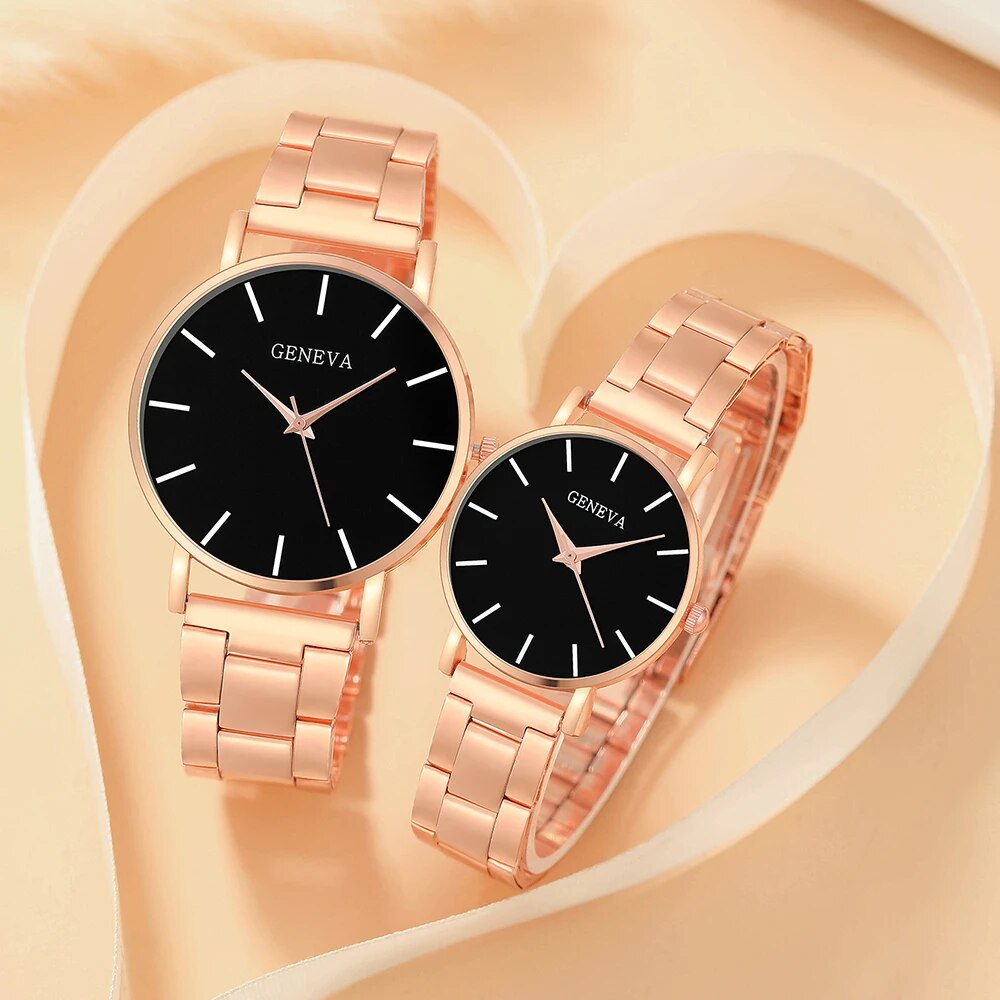 New Couple Simple Watch Fashion Wristwatches For Women And Man ...
