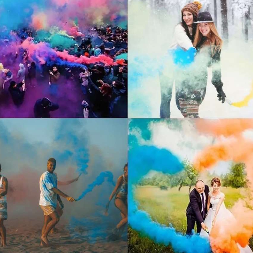 Colour Smoke Bomb Smoke Grenade for Pre Shoots and Gender Reveal | Daraz.lk