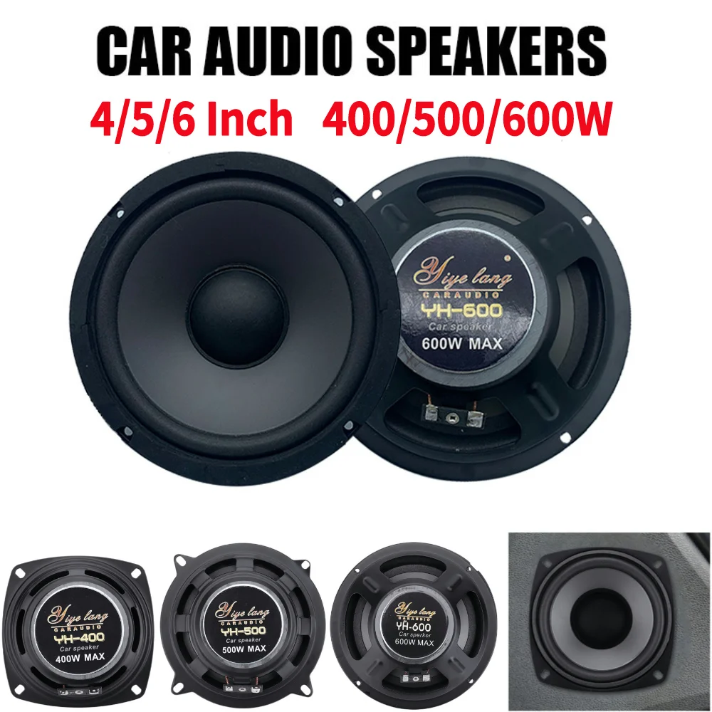 4/5/6 Inch Subwoofer Car Speakers 30W HiFi Car HiFi Coaxial Speaker ...