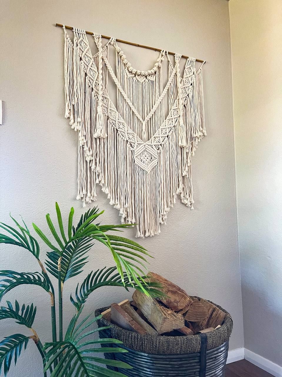 100% Handmade Macrame Mandela Large Wall Hangers | Daraz.lk