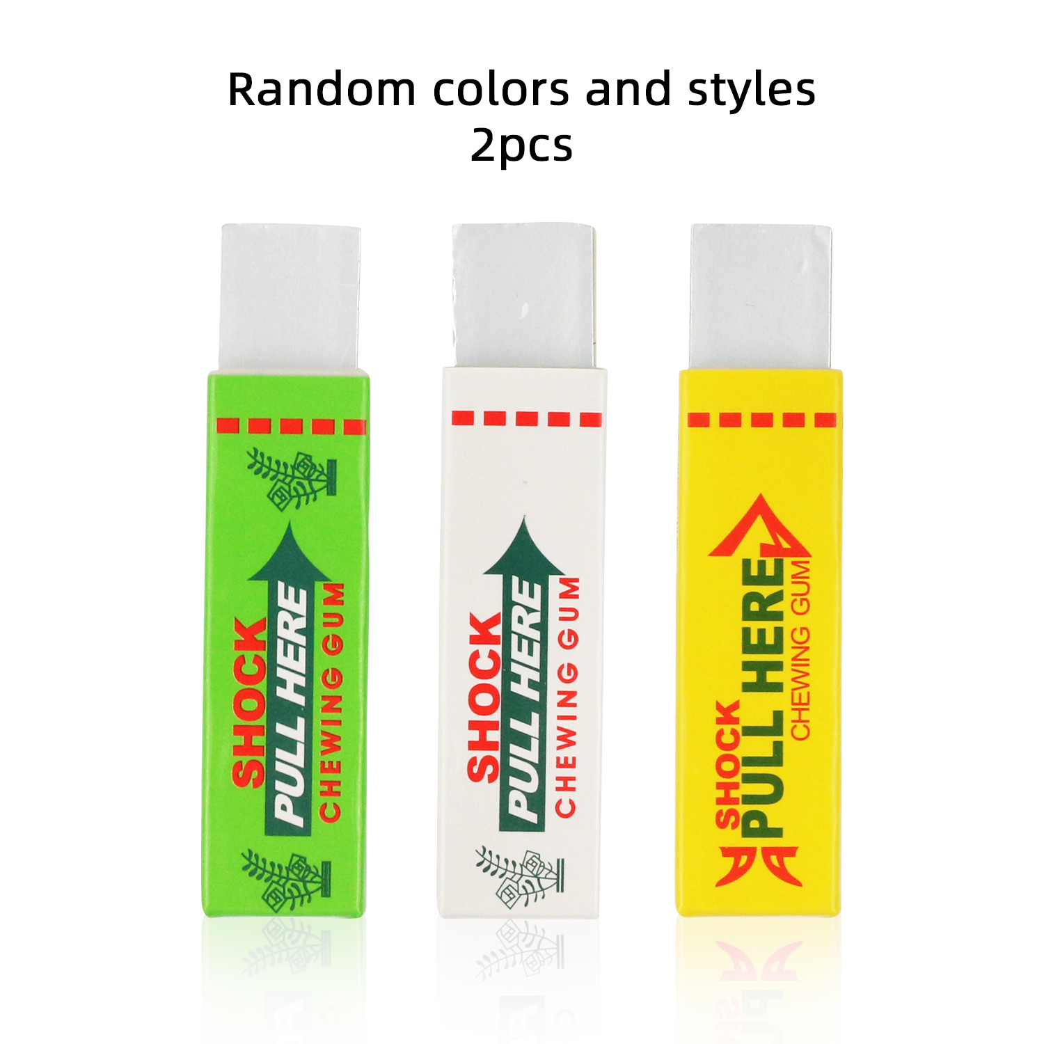 Trick electric chewing gum, charged chewing gum, pranks on friends ...