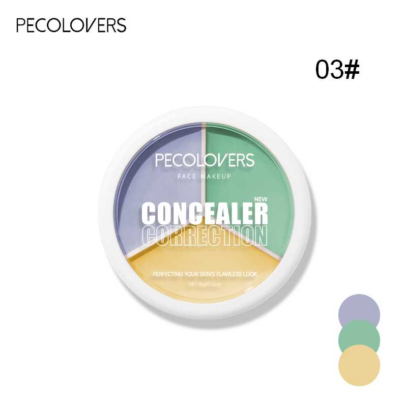 3 Colors Concealer Palette Eyeshadow Base Palette Matte Contour