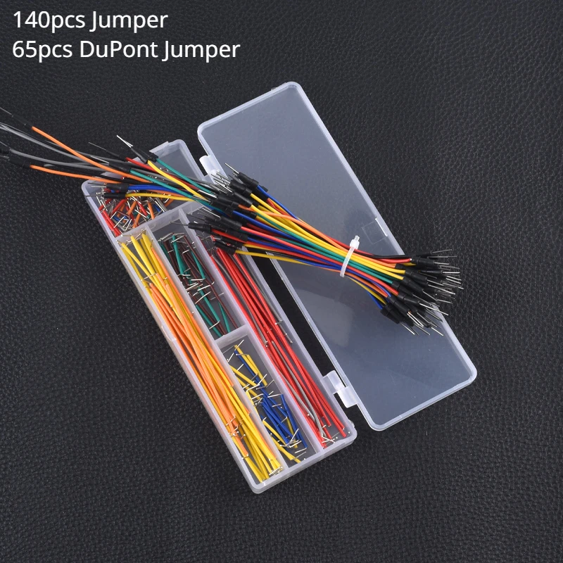 140/350/560/840Pcs Electronic Diy Bread Circuit Board Jump Wire U Shape ...