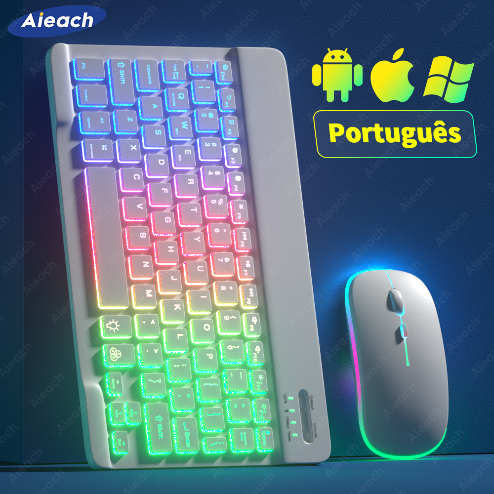 Keyboard For Phone Android iOS Windows Tablet Wireless Mouse Keyboard ...