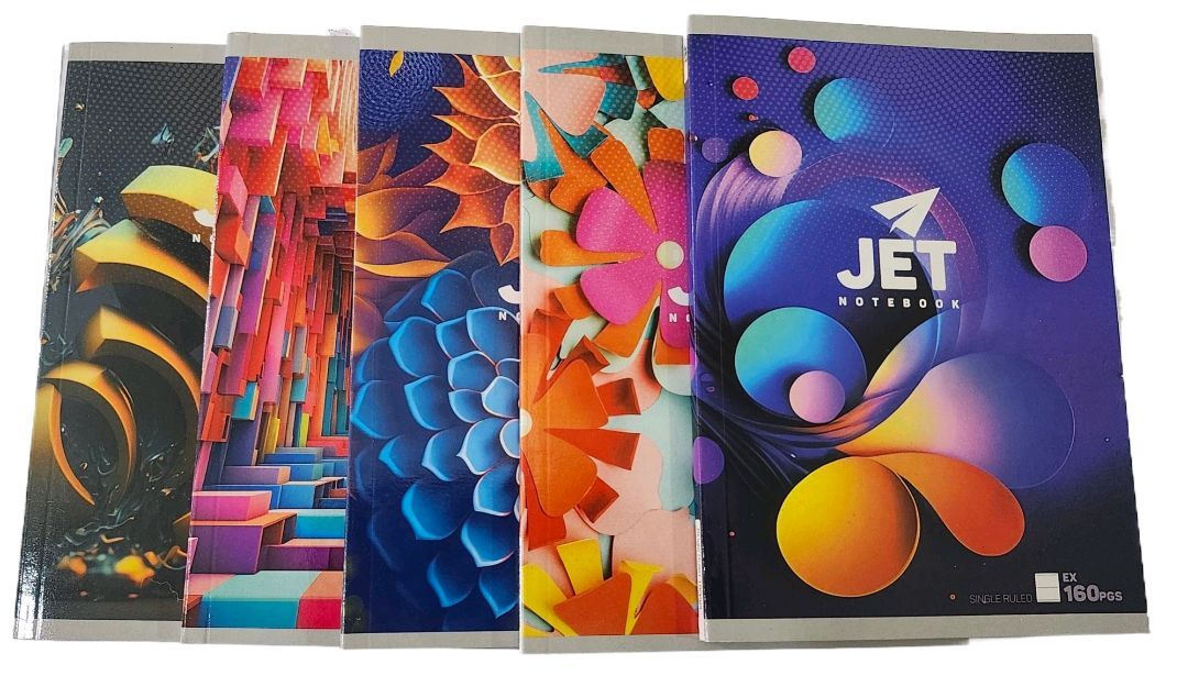 Jet Excercise books 160 pages A5 single Rule 5 Book pack | Daraz.lk