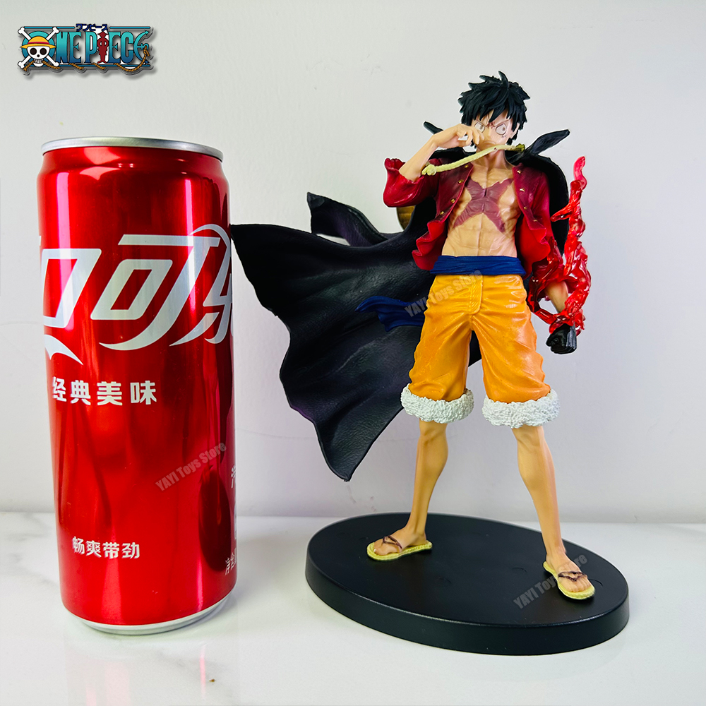 17Cm One Piece Anime Figures Monkey D Luffy Sun God Nika Action ...