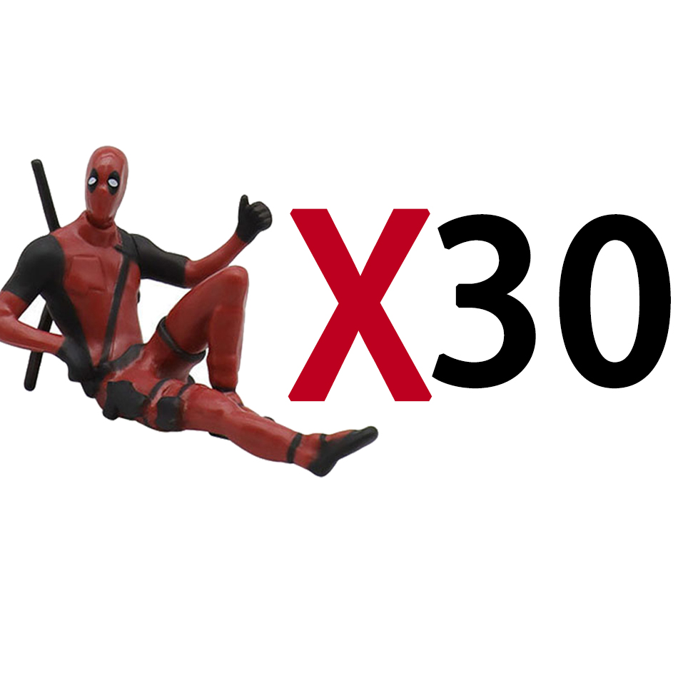Anime Deadpool 2 Action Figure Sitting lying Posture Model Anime X-Men ...