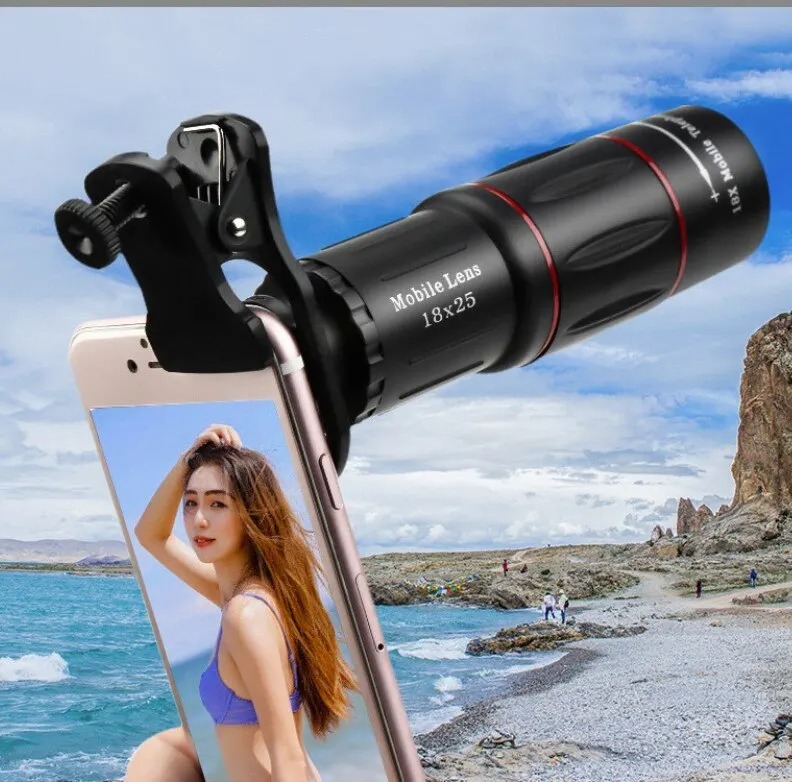 New Mobile Phone Telephoto Lens Universal External Zoom Camera Lens 18 ...