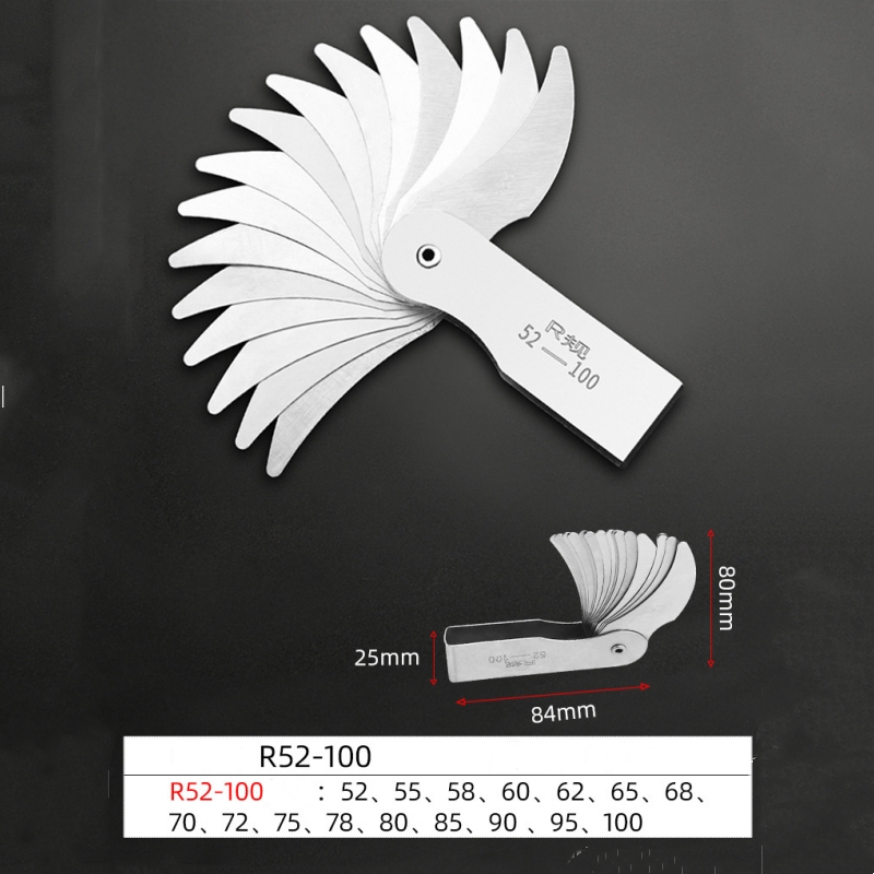 Measuring tool for radius gauge 0.3-7mm High-precision R-gauge R7.5 ...