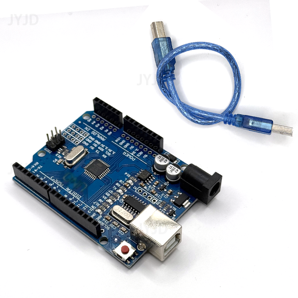 For UNO R3 Development Board ATMEGA328P CH340 / ATEGA16U2 Compatible For Arduino with Cable R3 ...