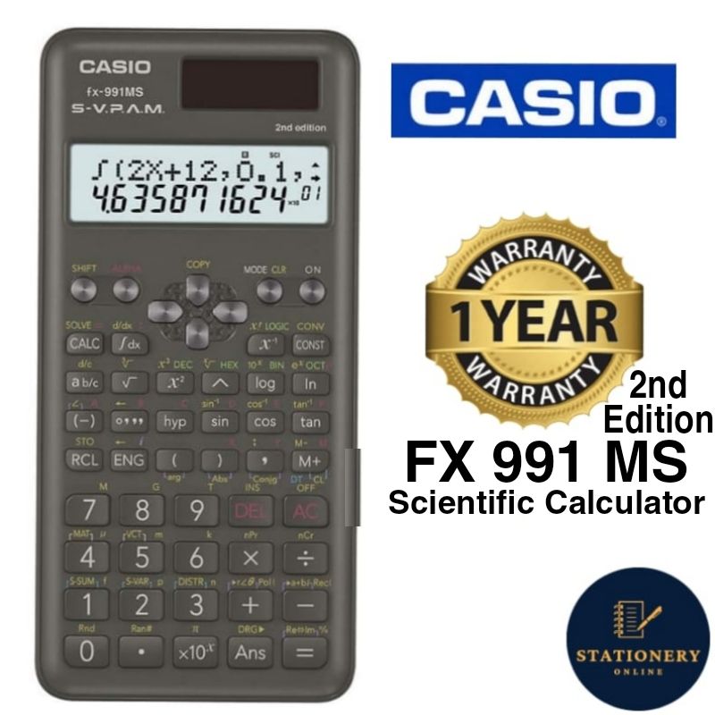 Casio FX 991 MS Scientific Non Programmable Calculator | Daraz.lk