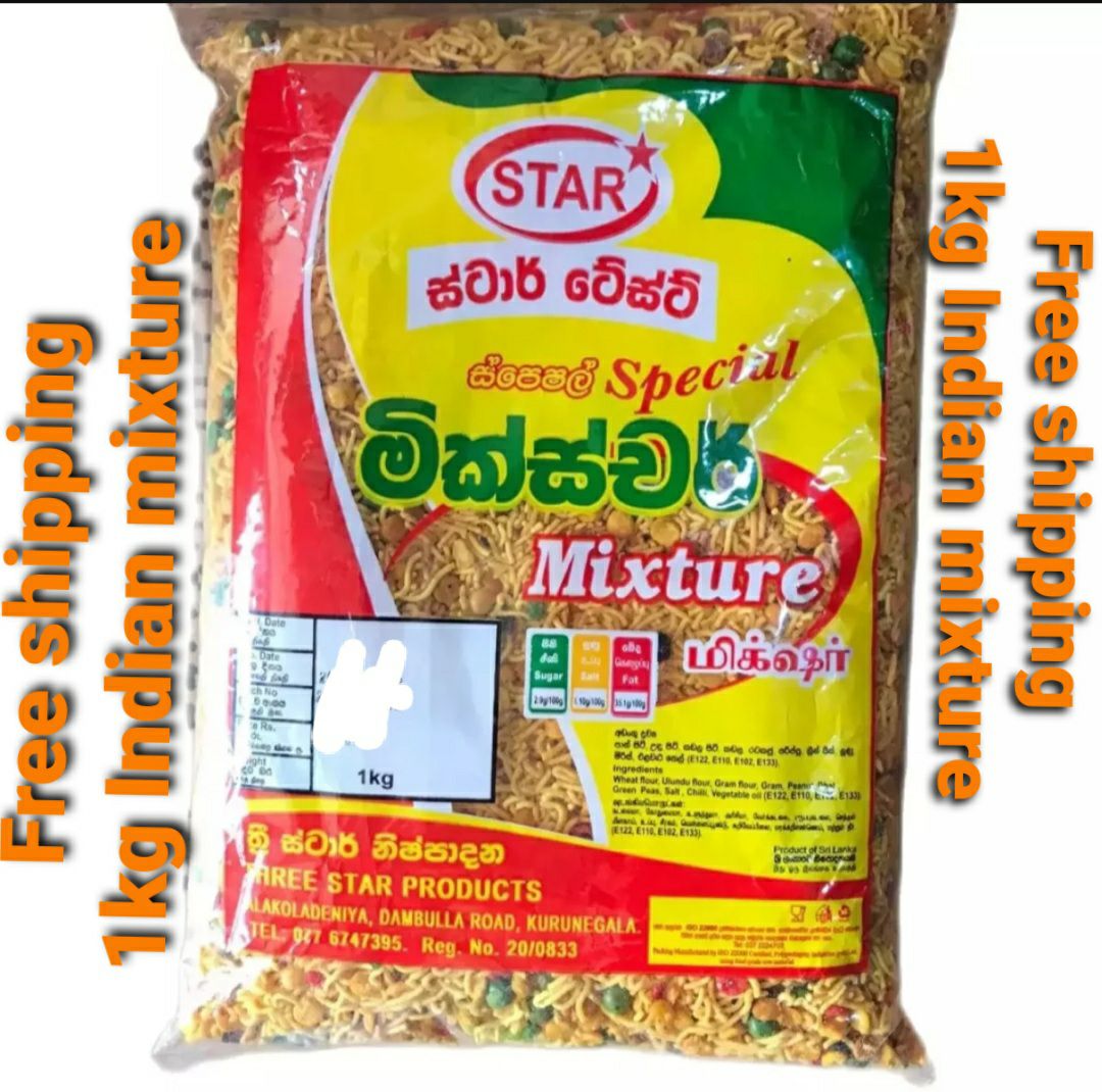 1kg tasty INDIAN mixture ready to eat mixture.. bites with murukku ...
