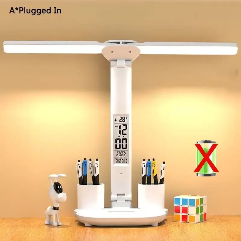 Rechargeable Table Lamp for Study, Desk Lamp Reading Light Led Table ...