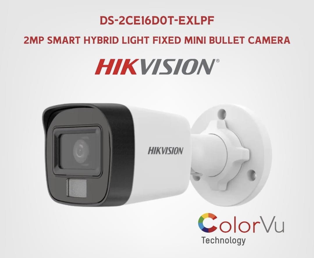HIKVISION 2MP SMART HYBRID LIGHT BULLET CAMERA DS-2CE16DOT-EXLPF | Daraz.lk