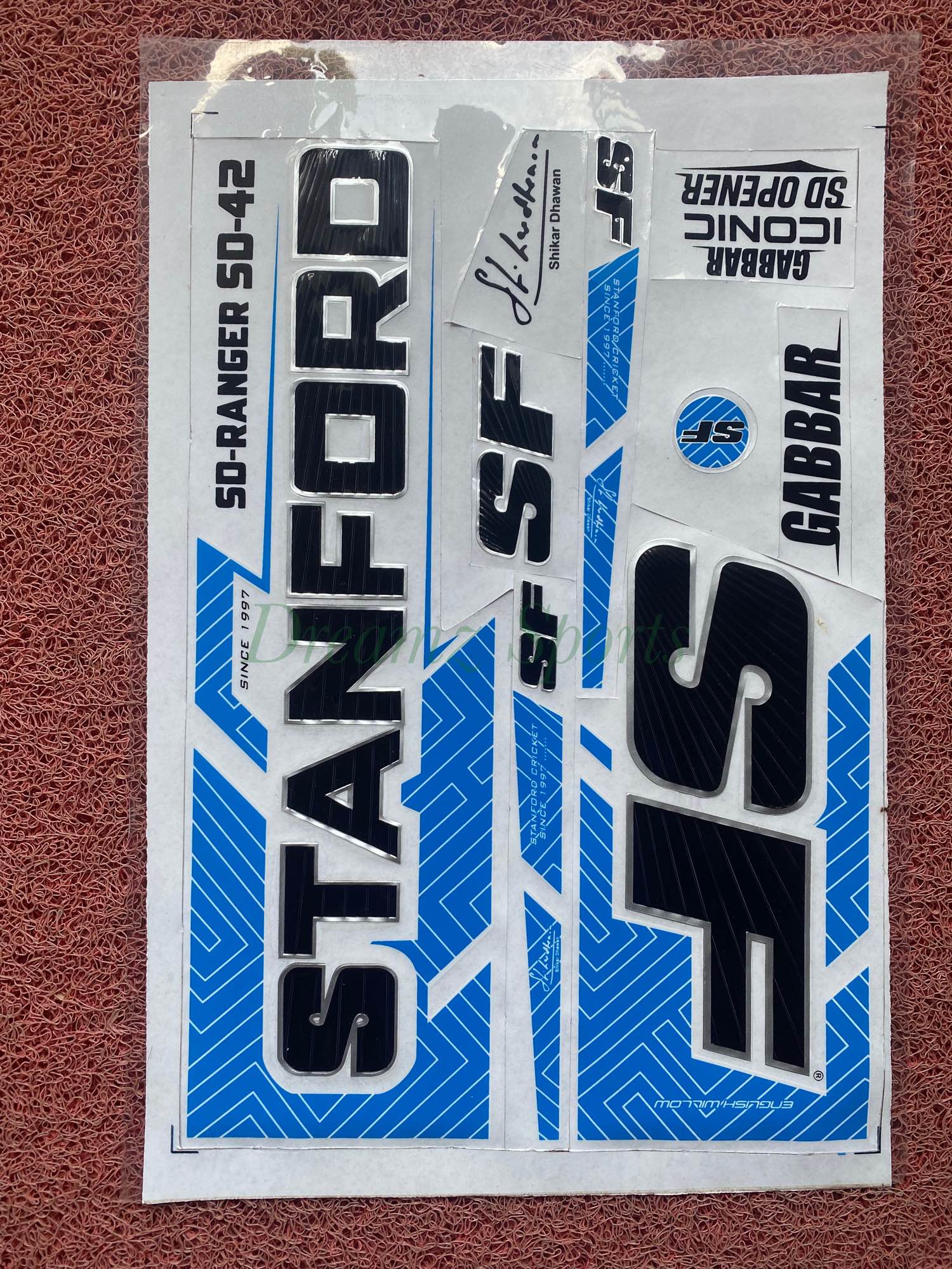 Original Leather Cricket Bat Stickers 3D Embossed | Daraz.lk