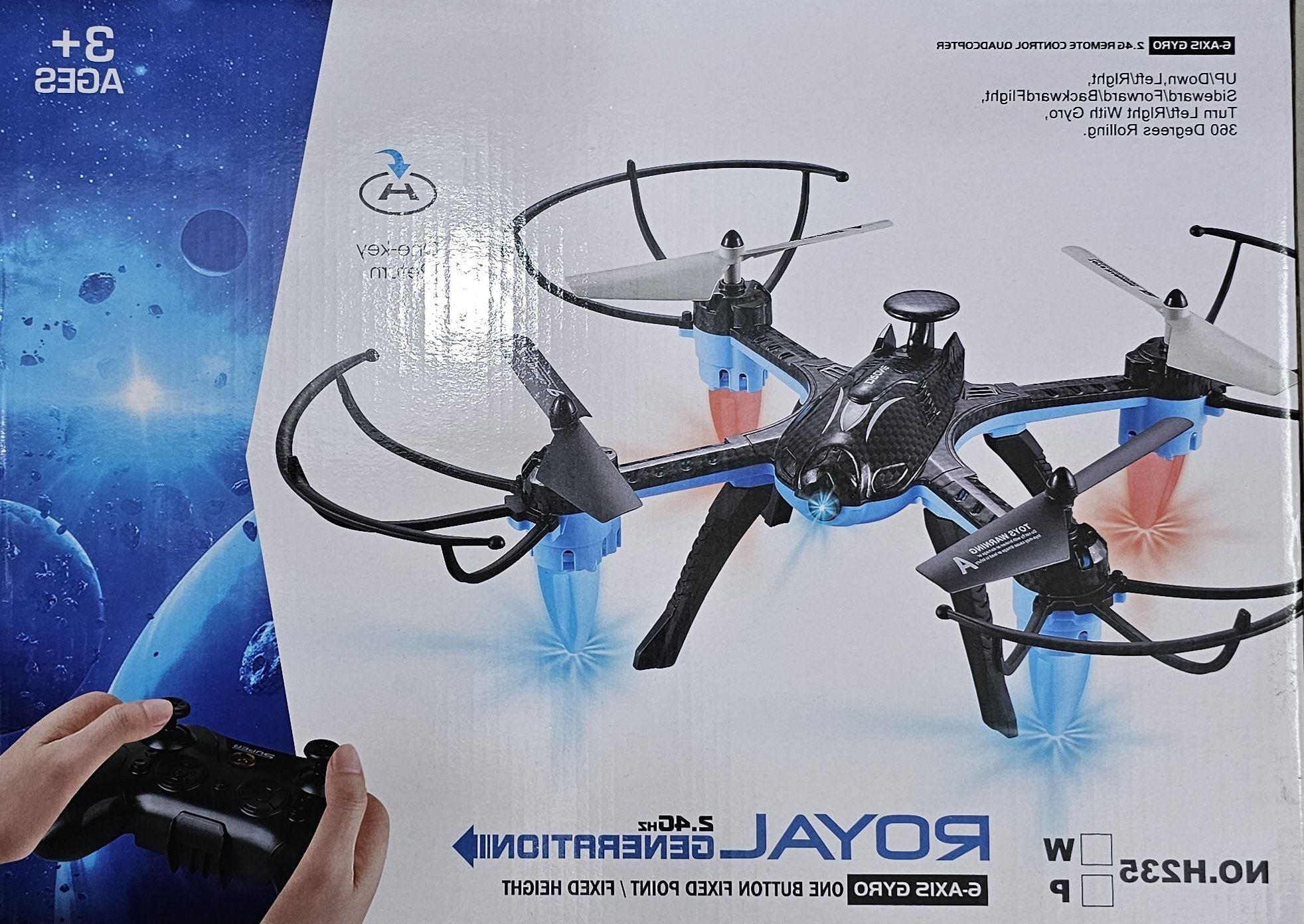 Drone toy 6 axis gyro 2.4 ghz full control. | Daraz.lk