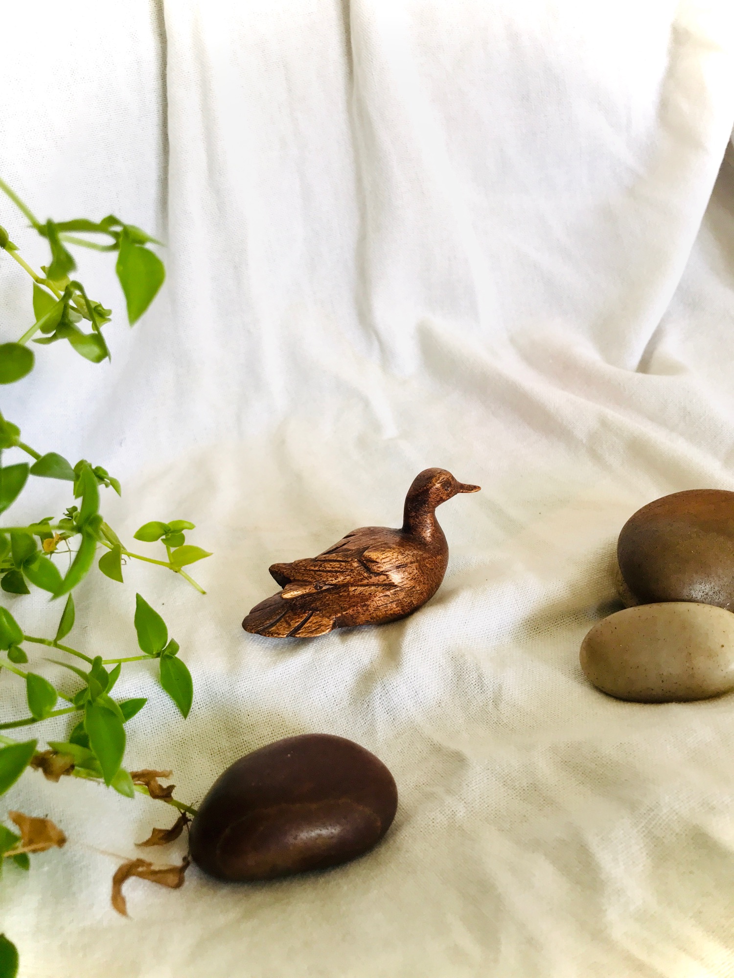 Handicraft wooden duck decor piece | Daraz.lk