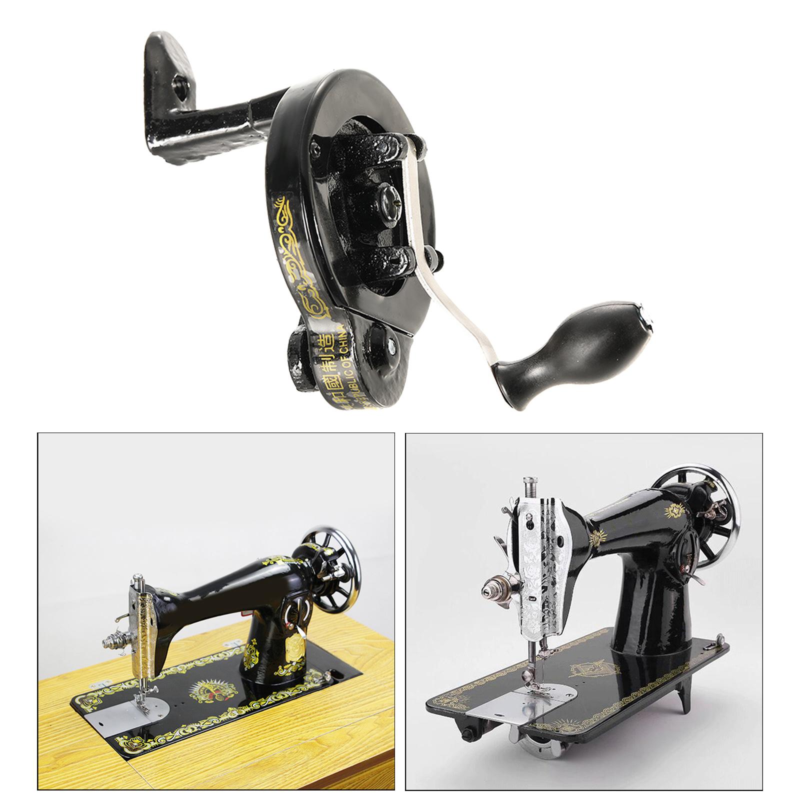 Metal Household Sewing Machine Hand Crank Handcrank Needles Crafts Sew ...