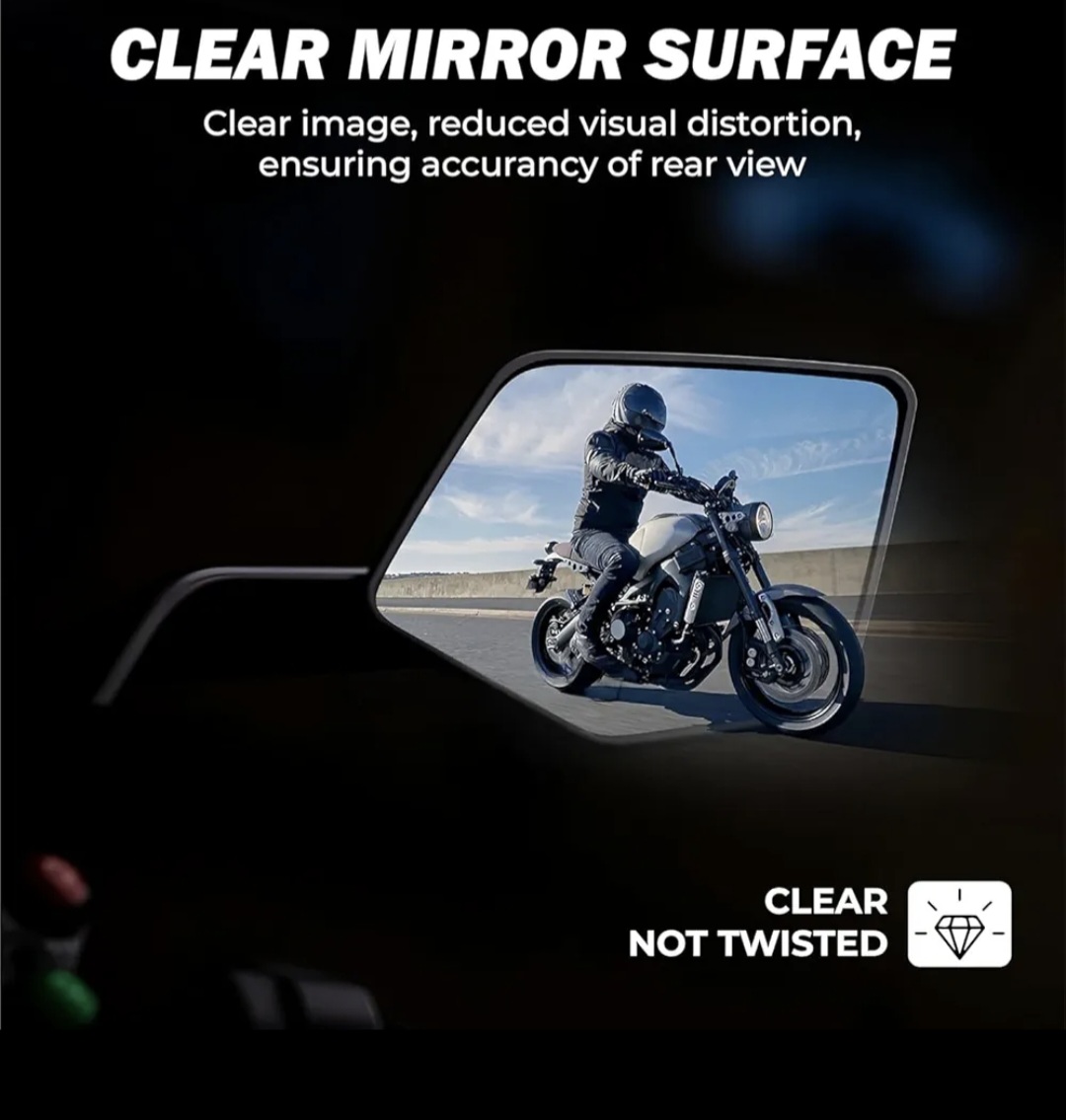 Universal Motorcycle Rearview Mirror Motorcycle Side View Mirror ...