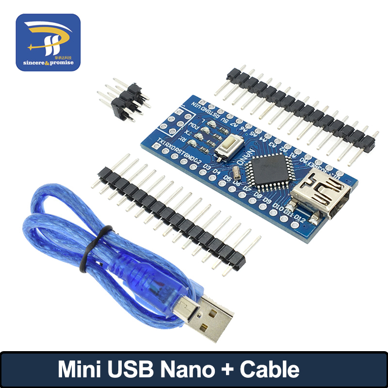 Arduino Nano Board MINI USB Nano V3.0 ATmega328P CH340G Microcontroller ...