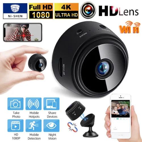 A9 Rechargeable WiFi IP Mini Small Night Vision mini Camera Full HD Quality | Daraz.lk