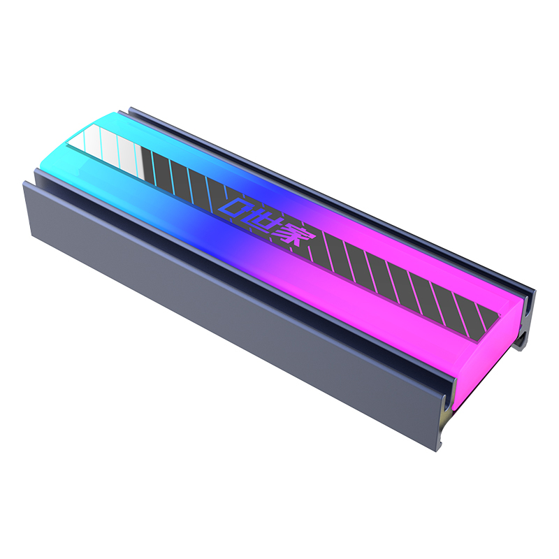 5V/3Pin ARGB AURA Sync Computer 2280 SSD M2 Radiator Aluminum PC RGB M ...