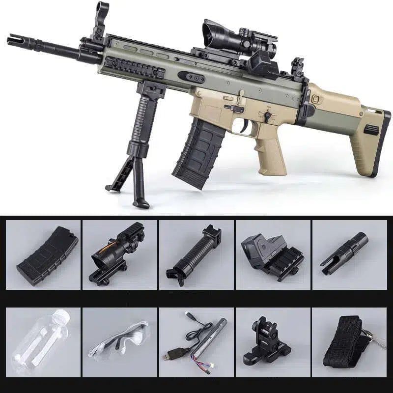 TG SCAR-L Realistic Tactical Gel Ball Blaster Gun | Daraz.lk