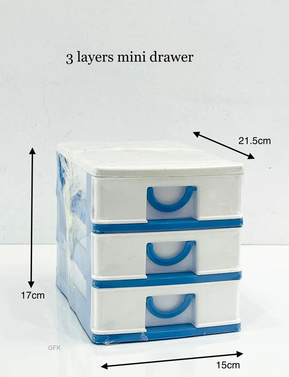 3-Layer Mini Drawer - Compact, Colorful, and Versatile Storage Solution ...