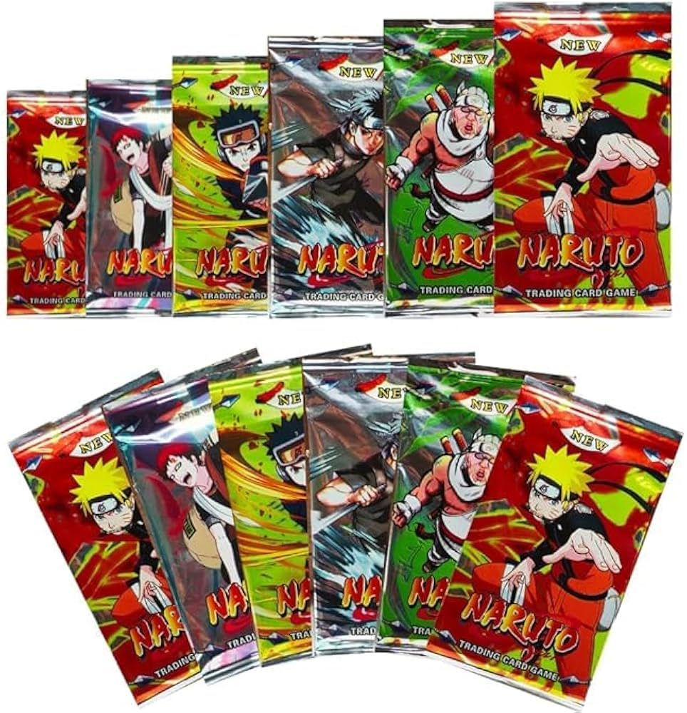 New Naruto Collection Cards Game Children Birthday Gift Toy English ...