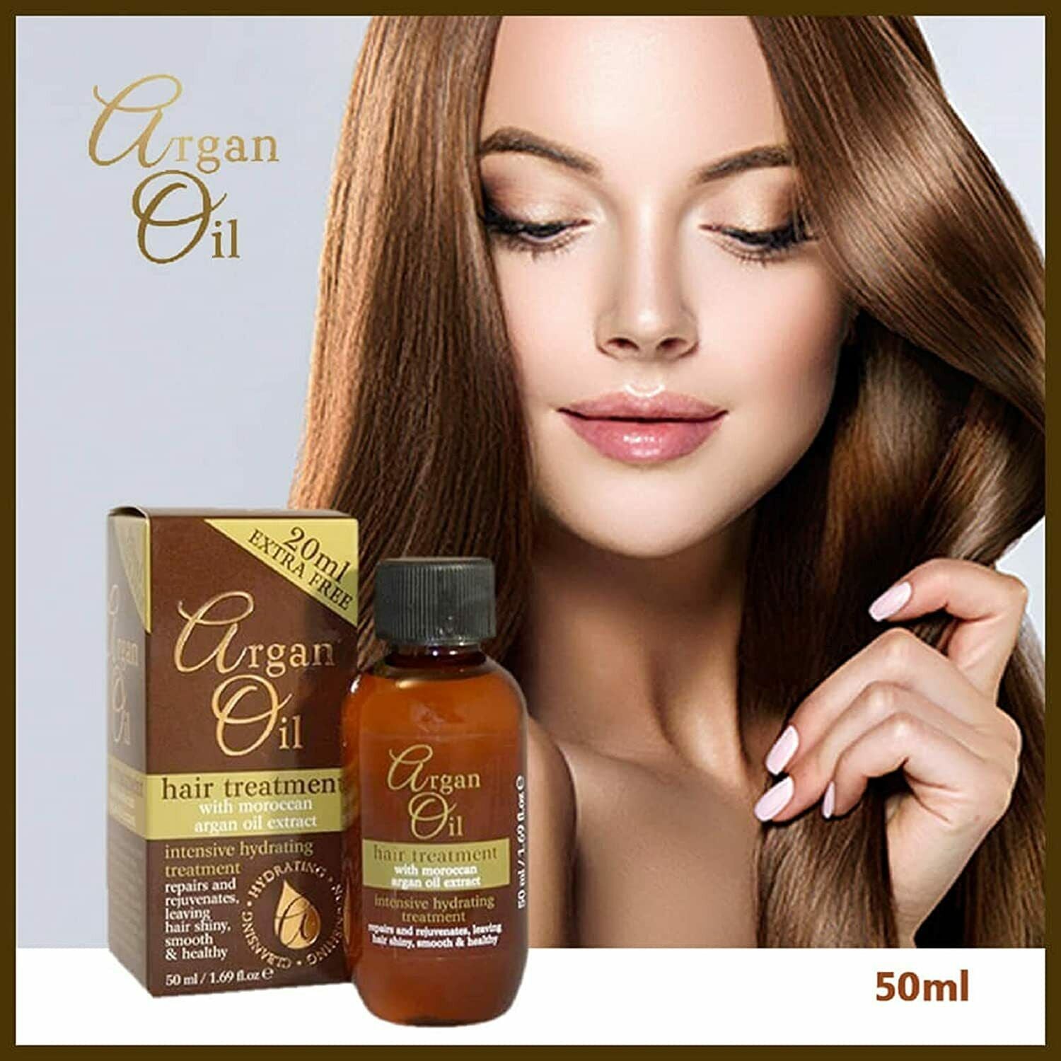 Argan Oil Hair Treatment With Moraccon Argan Oil Extract 50ml( Original ...