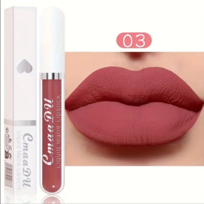 CMAADU Liquid Matte Lipstick Lip Gloss Waterproof, Durable, and Long ...
