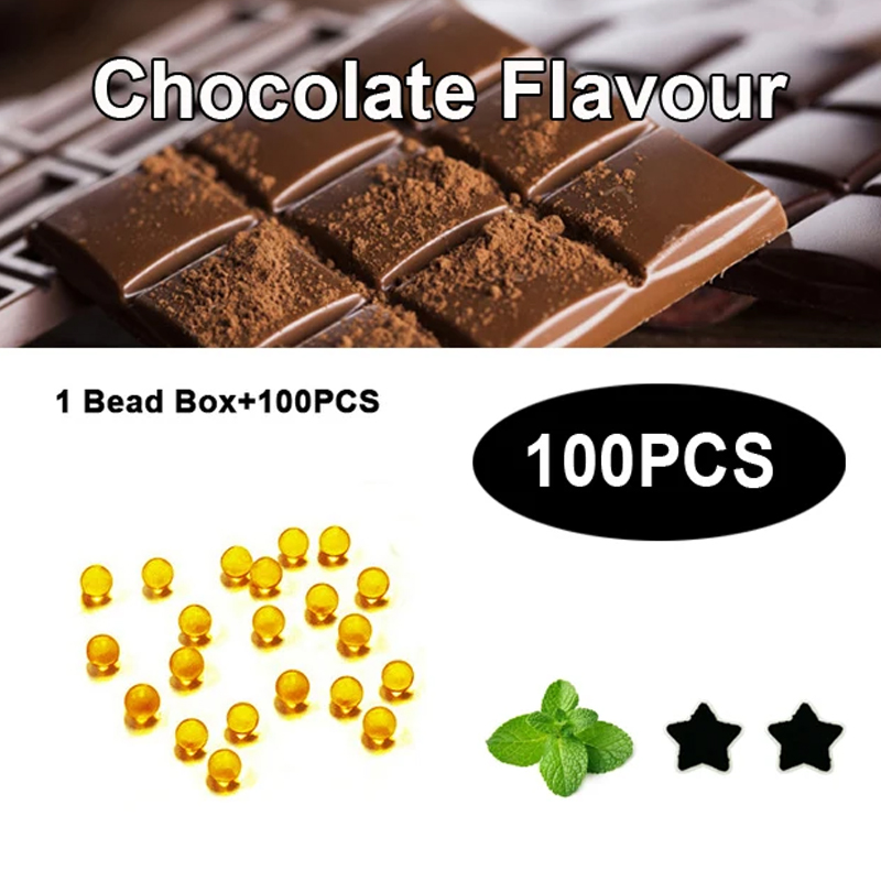 Black Pusher Box DIY Mix Fruit 100PCS Mixed flavor Cigarette Explosion ...