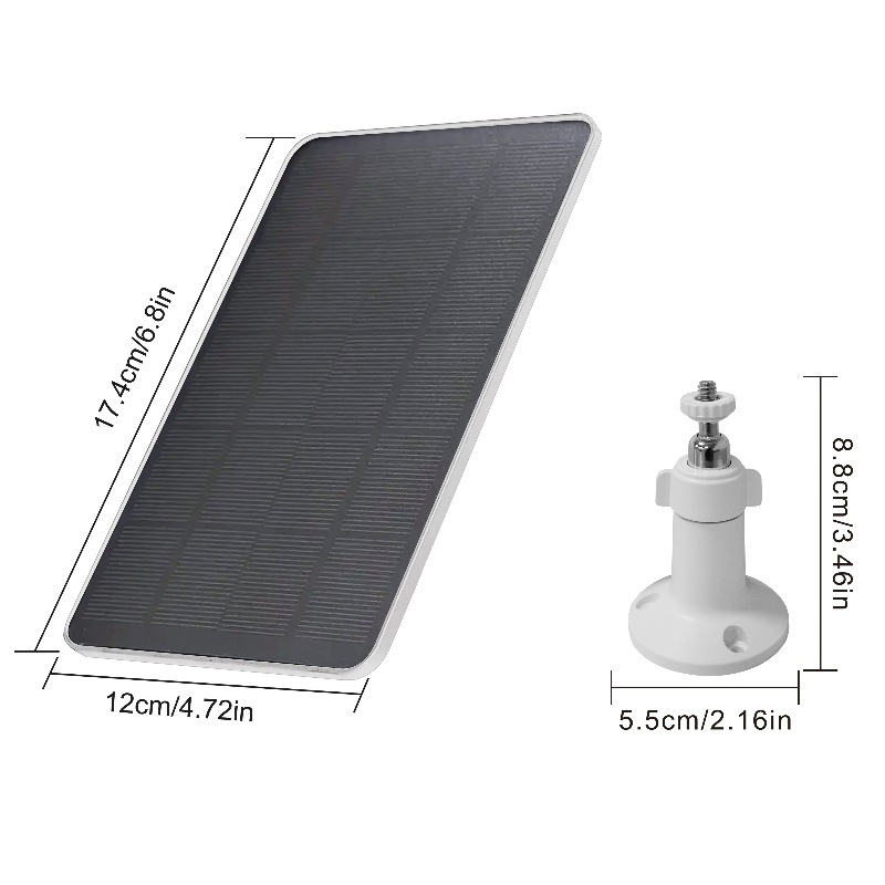 10W 5V Solar Panel Micro Type-C Outdoor Solar Cells Charger Solar ...