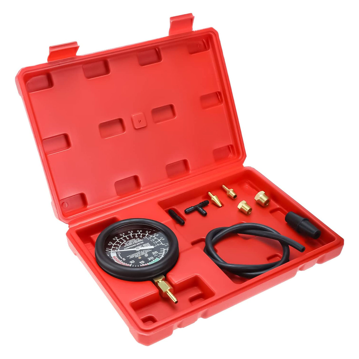 0-300psi Gasoline Engine Compression Tester Auto Petrol Gas Engine ...