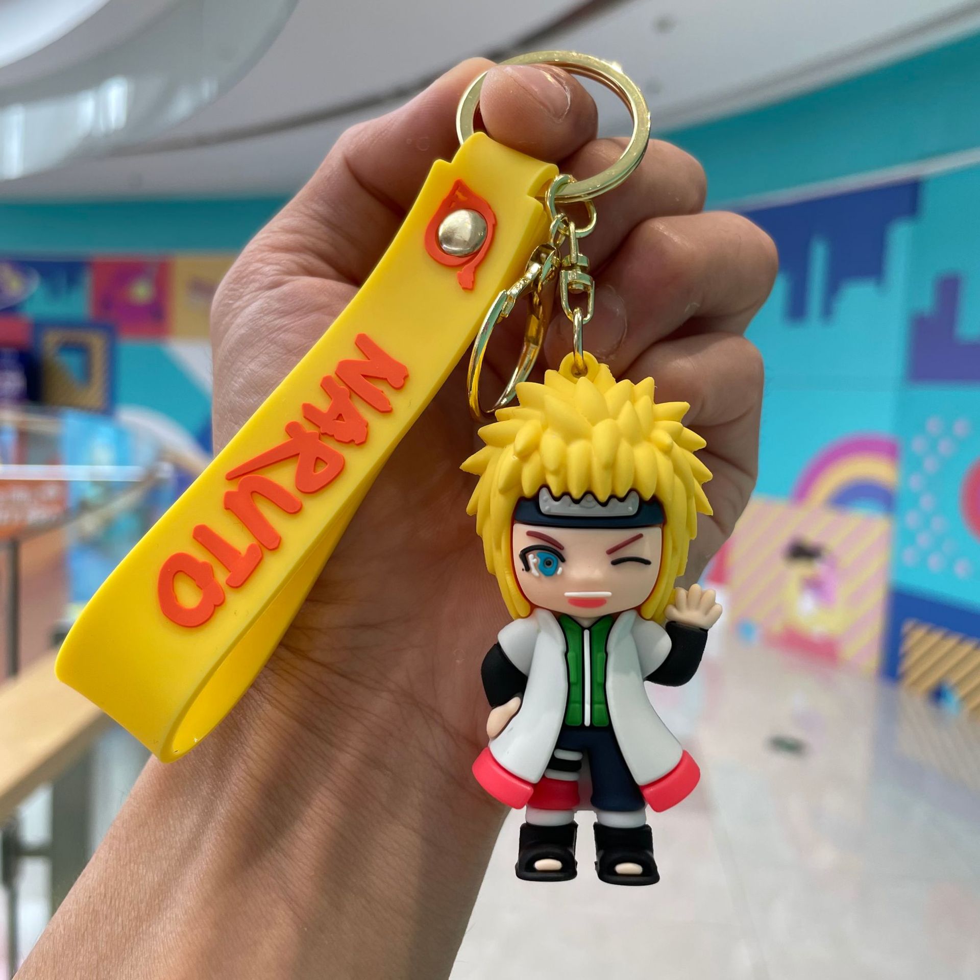 Naruto Keychain Anime Figure Haruno Sakura Hatake Kakashi Gaara Uzumaki ...