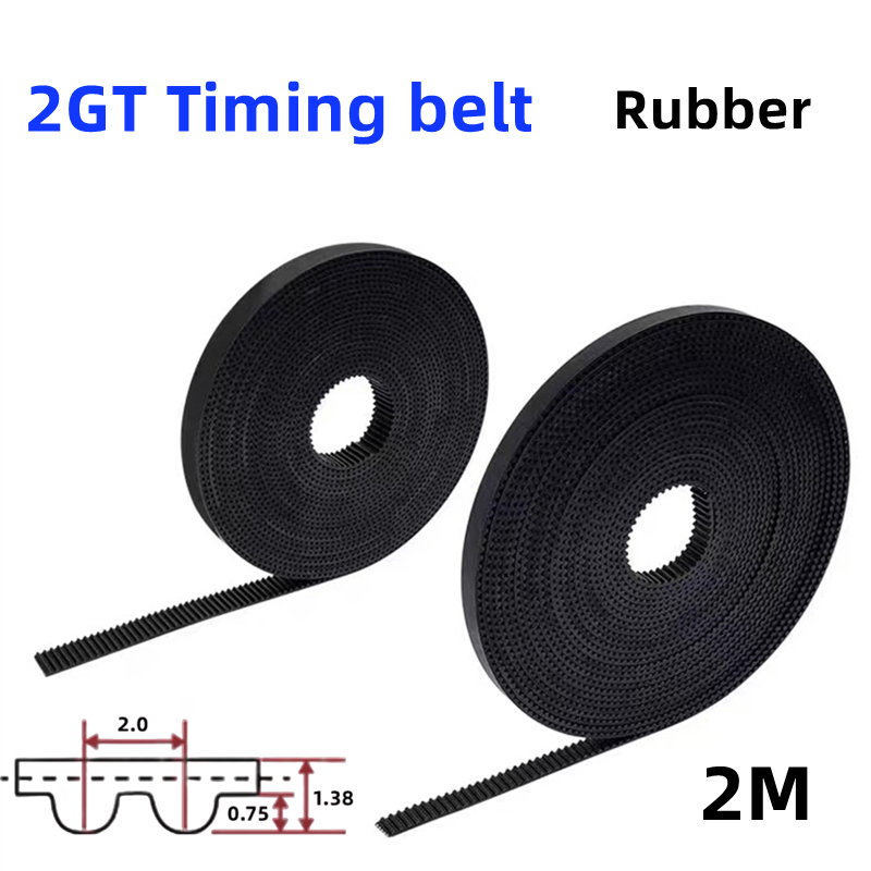 1m/2m/5m/10m/lot GT2-6/10mm Open Timing Belts Width 6mm/10mm 2GT Belt ...