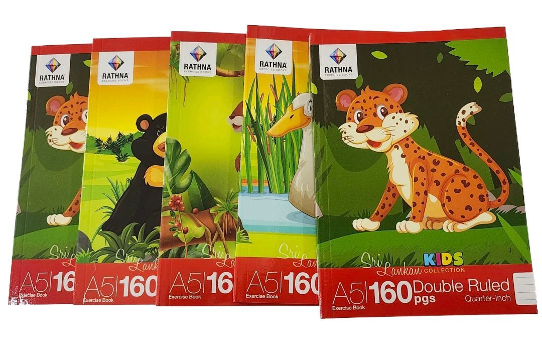 Ratna Excercise books 160 pages A5 Double Rule 5 Book | Daraz.lk