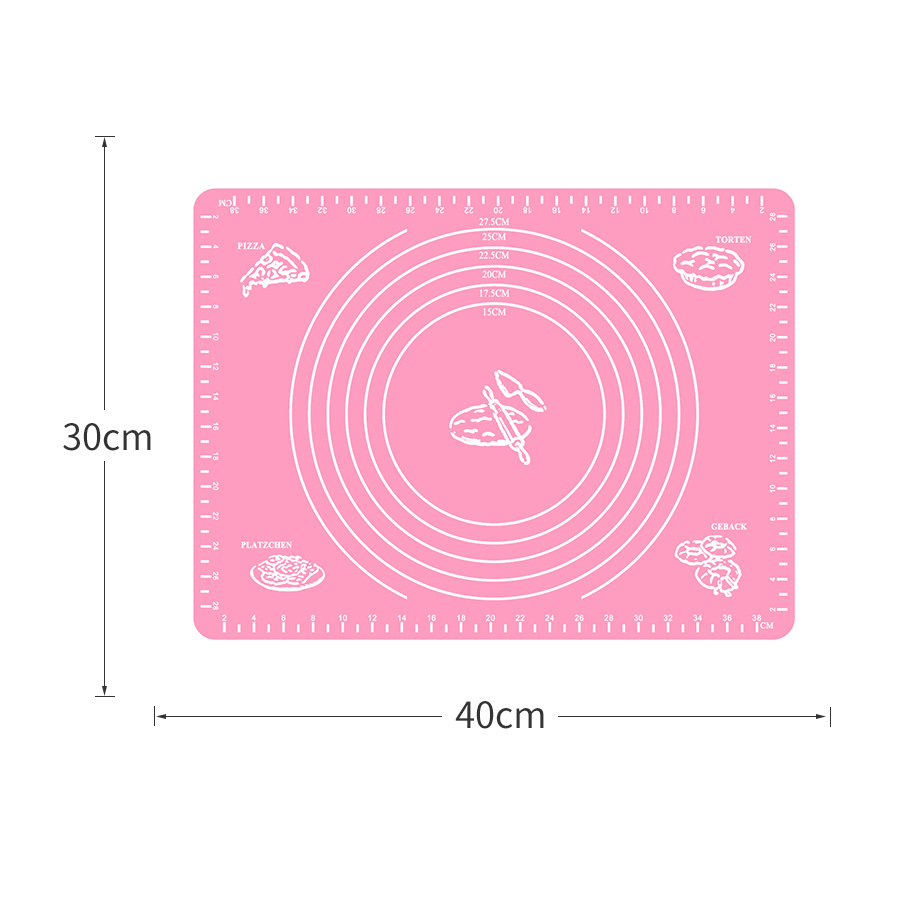 Extra Large Silicone Kneading Dough Mat Cookie Pastry Baking Pads ...