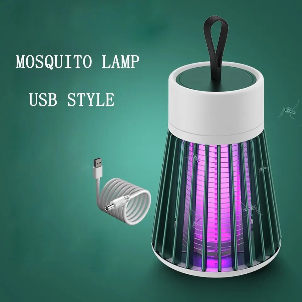 Safety Electric Shock Mosquito Killer Lamp USB Portable Fly Trap Lamp ...