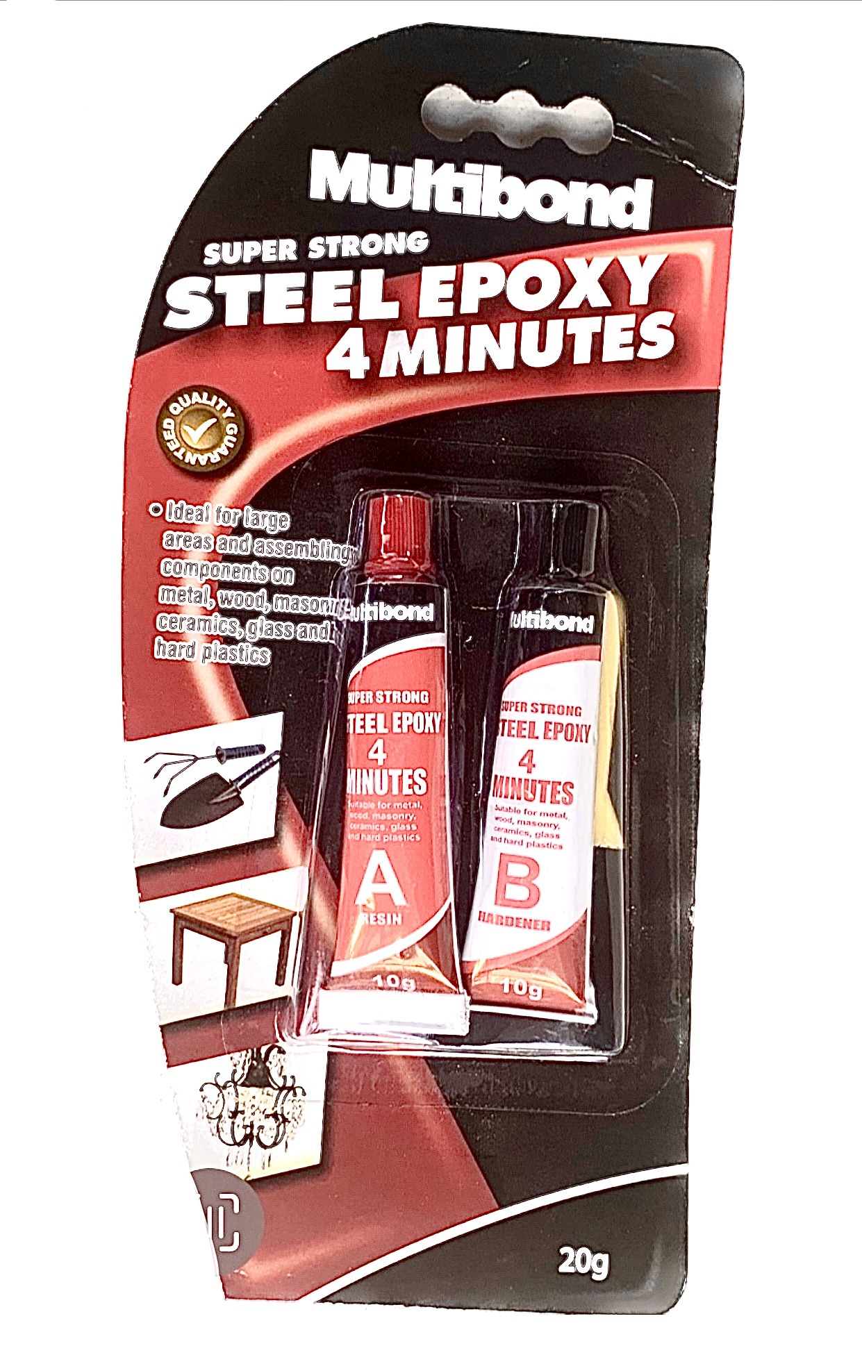 Multibond Super Strong Steel Epoxy 4 Minutes 20gr Pack | Daraz.lk